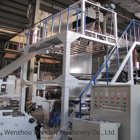 HDPE LDPE Mono Layer Blown Film Extruder Lines Blown Film Extrusion
