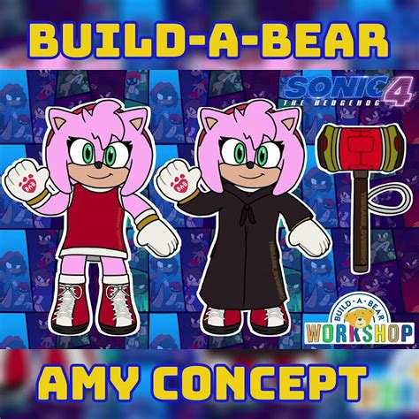 Sonic Movie 4 Amy Build A Bear Concept Buildabear Sonicmovie3 Sonic