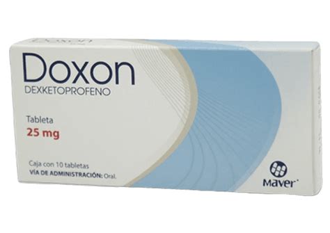 Doxon 25mg Con 10 Tabletas Dexketoprofeno — Wecare Pharma