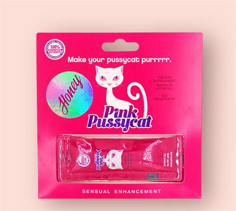Pink Pussy Cat Honey Passion Fruit Individual Sachet