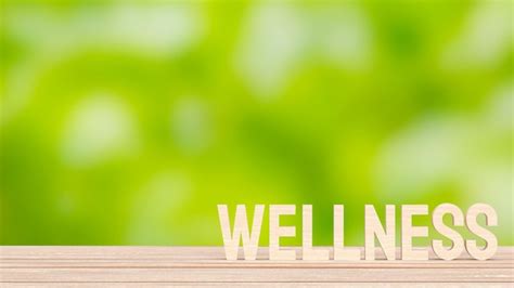Premium Photo The Wellness On Wood Table Background For Health