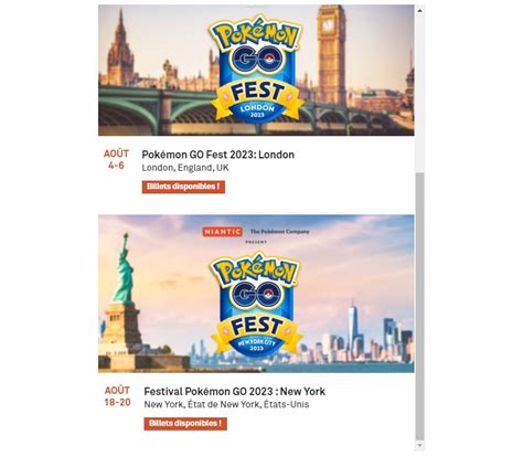 Pokémon Go Comment Acheter Son Billet Pour Le Pokémon Go Fest 2023