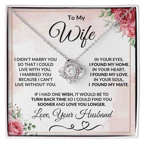 Wife Love Knot Etsy