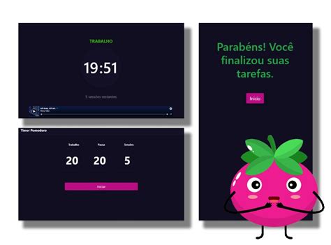 Luiz Vinicius Ventura Belmonte On Linkedin Pomodoro Html Css Bootstrap Javascript Projeto