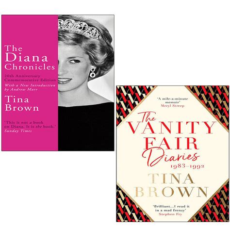 Tina Brown Collection 2 Books Set Vanity Fair Diaries Diana