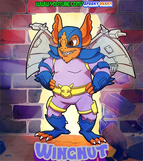 Speekygeekys 1987 Fred Wolf Style Tmnt Wingnut By Woeisoz On Deviantart