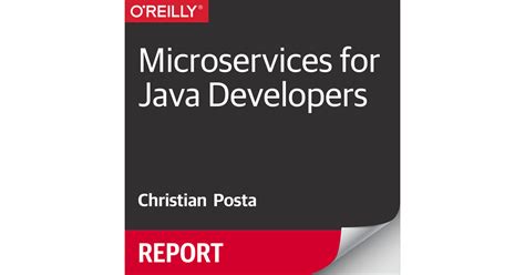 Microservices For Java Developers Book