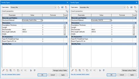 secant and contiguous piled walls a revit tutorial autodesk revit