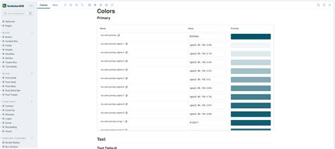 Design Component Token KickstartDS Docs