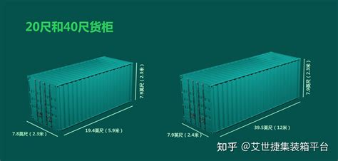 20尺集装箱和40尺集装箱的规格、价格以及如何选择？ 知乎