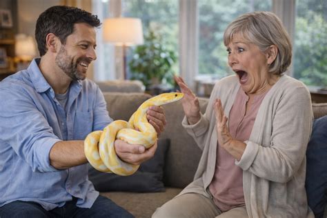 Blague Du Jour Un Gendre Offre Un Serpent à Sa Belle Mère Pour Son