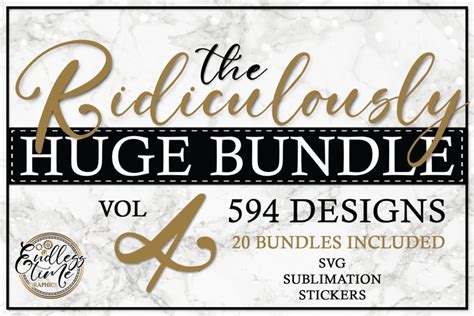 The Ridiculously Huge Bundle Volume 4 594 Svg And 2288633