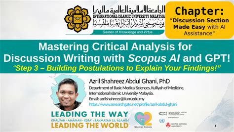 Pdf Mastering Critical Analysis For Discussion Writing With Scopus Ai