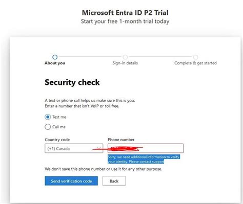 I Cant Activate The Trial Of Microsoft Entra Id P2 Microsoft Qanda
