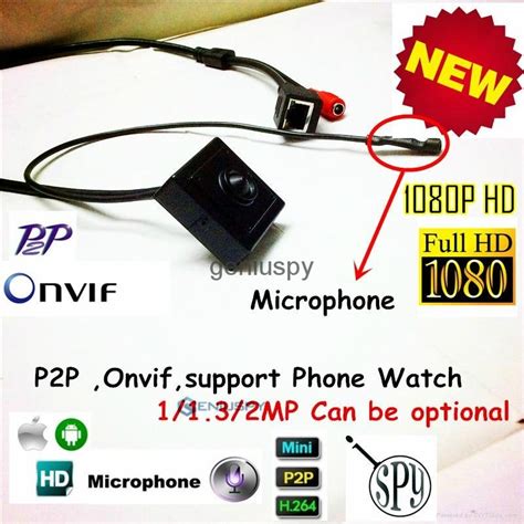 Mini Audio Video Camera Ip 1080P Onvif 2 Megapixel Pinhole IP Camera Hidden GS NQ140CMA