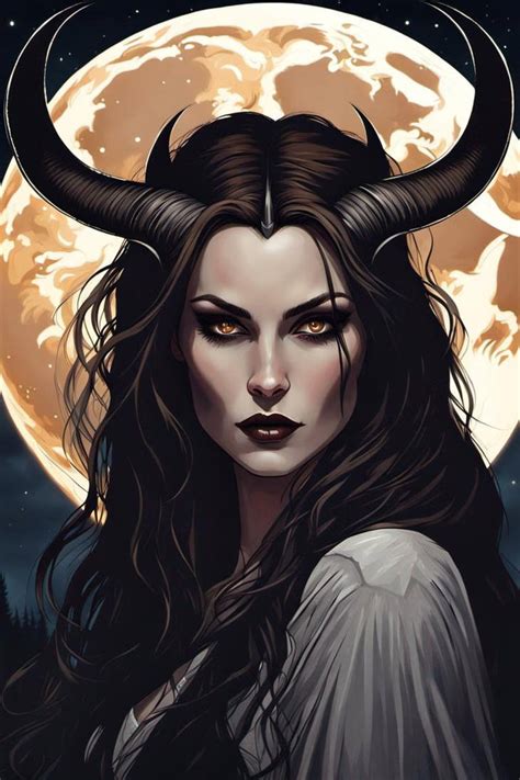 Gothic Goat Girl By Zowdowto On Deviantart