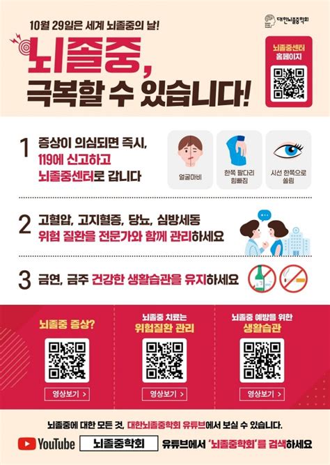 뇌졸중 의심되면 무조건 빨리 뇌졸중센터로 의협신문