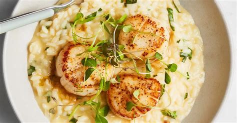 Risotto Crémeux Aux Noix De Saint Jacques Au Thermomix