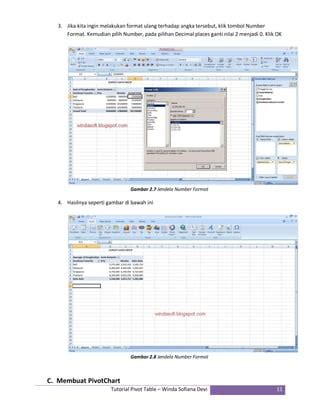 Tutorial Pivot Table PDF