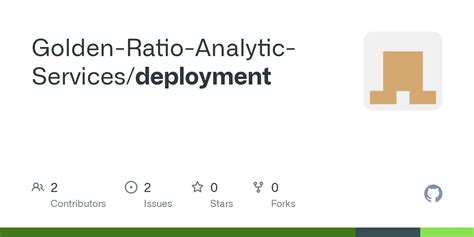 Github Golden Ratio Analytic Servicesdeployment
