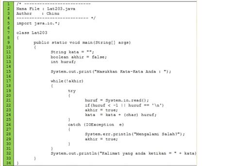 Konsep Dasar OOP Object Oriented Programming Dan Perintah Input Pada
