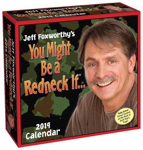 Jeff Foxworthys You Might Be A Redneck If 2019 Day To Day Calendar