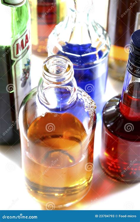 Assorted Bottles Of Alcohol Editorial Photo 23704793