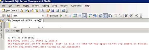 Transaction Log Full Issue In SQL Server CodeProject