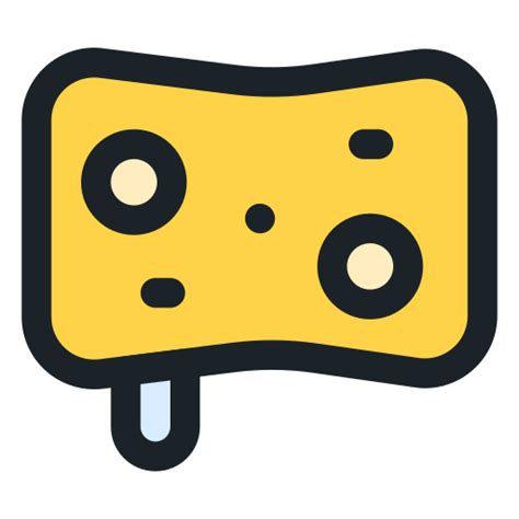 Sponge Generic Color Lineal Color Icon