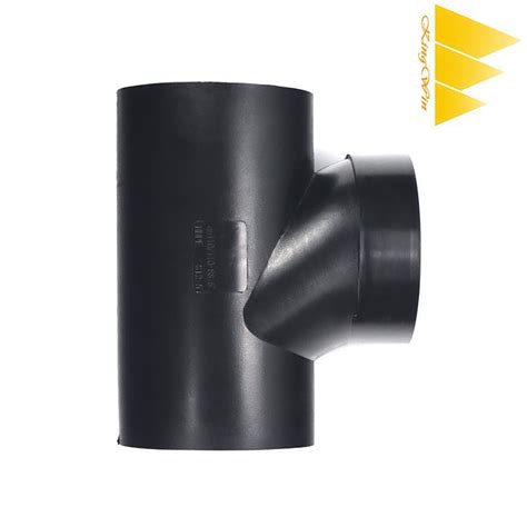 Hdpe Siphon Drainage Pipe Fittings Buttfusion Water Tee Hdpe Fittings