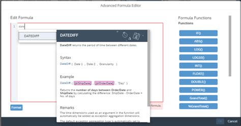 Date Difference Calculation In Sac Sap Community