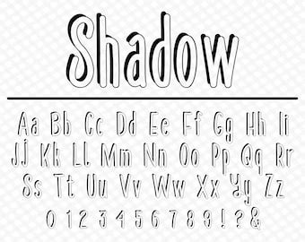 Shadow Font Block Shadow Font Shadow Script Font Shadow Font Style Shadow Font Alphabet Shadow