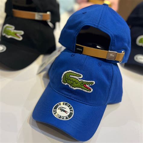 Boné big croc fitao de couro símbolo bordado aba curva masculino