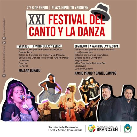 Llega A Brandsen El XXI Festival Del Canto Y La Danza Los Artistas Que
