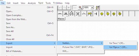 Tina Ti Conversion File From Tina To Pspice Amplifiers Forum Amplifiers Ti E2e Support Forums