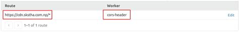 Add An Access Control Allow Origin Header Using Cloudflare Workers