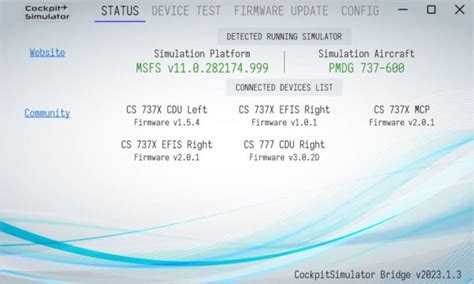 Bridge Software Cockpit Simulator