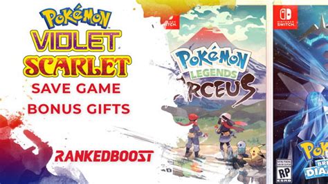 Pokemon Scarlet And Violet Save Game Data Unlocks How To Get