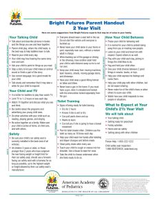 Bright Futures Parent Handout For 9 10 Year Olds