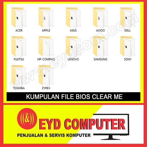 Jual File Bios Clear Me Laptop Edit Bios Lektop Kumpulan Ribuan Merek