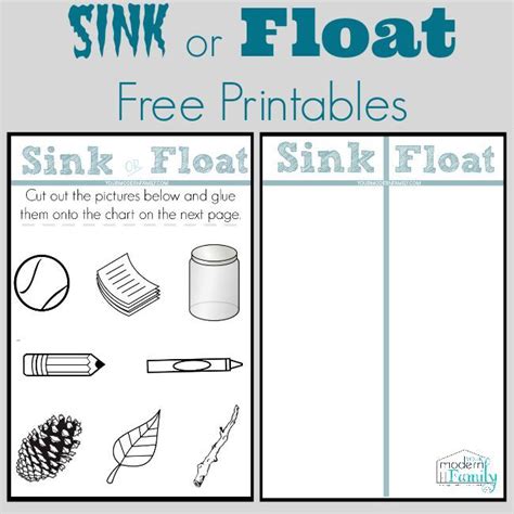 Sink Or Float Lesson Plan