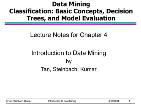 Chap4basicclassificationppt