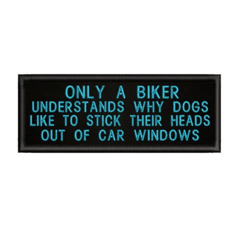 Only A Biker Understands Patch 4 Embroidered Iron On Applique Funny
