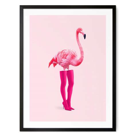 Plakat Pozdniakov Flamingo Boots Wall Art Dk