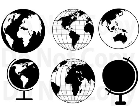 World Map Globe Vector