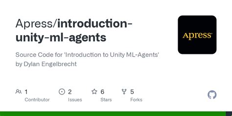 Github Apressintroduction Unity Ml Agents Source Code For