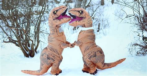 T Rex Engagement Photo Shoot Popsugar Love And Sex