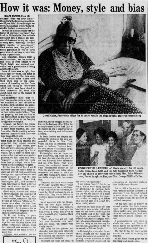 Gerri Major Jet Society Editor For 40 Years ™