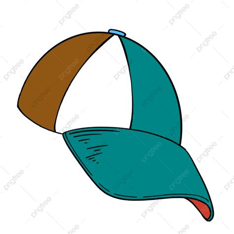 Trichry 만화 일러스트 야구 모자 여행 수채화 클립 아트 여행 아이콘 손으로 그린 항목 만화 장식 그림 Png 일러스트 및 Psd 이미지 무료 다운로드 Pngtree