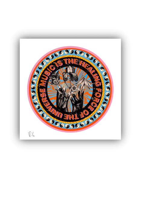 Music Is The Healing Force Prints — Victoria Topping